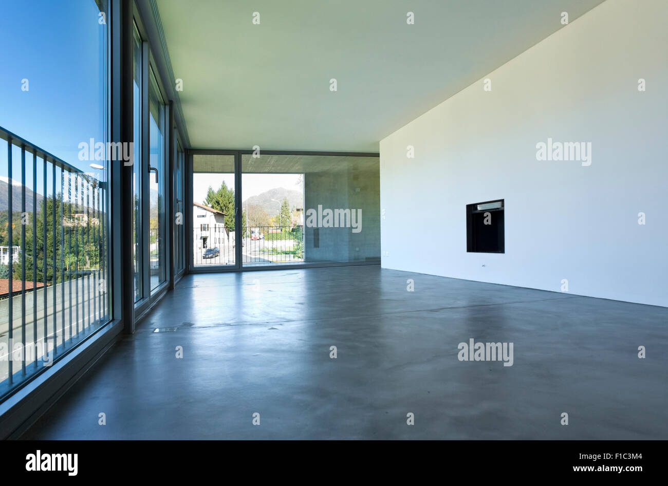 Modern building, interior Stock Photo - Alamy