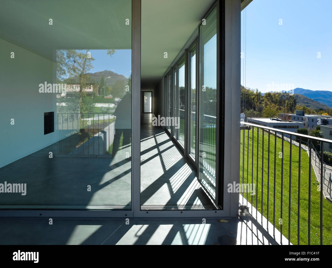 Modern building, interior Stock Photo - Alamy