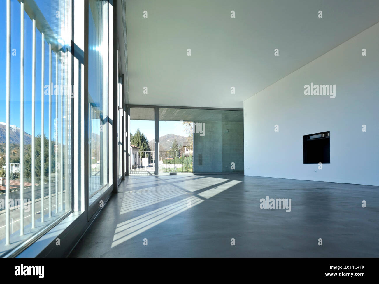 Modern building, interior Stock Photo - Alamy