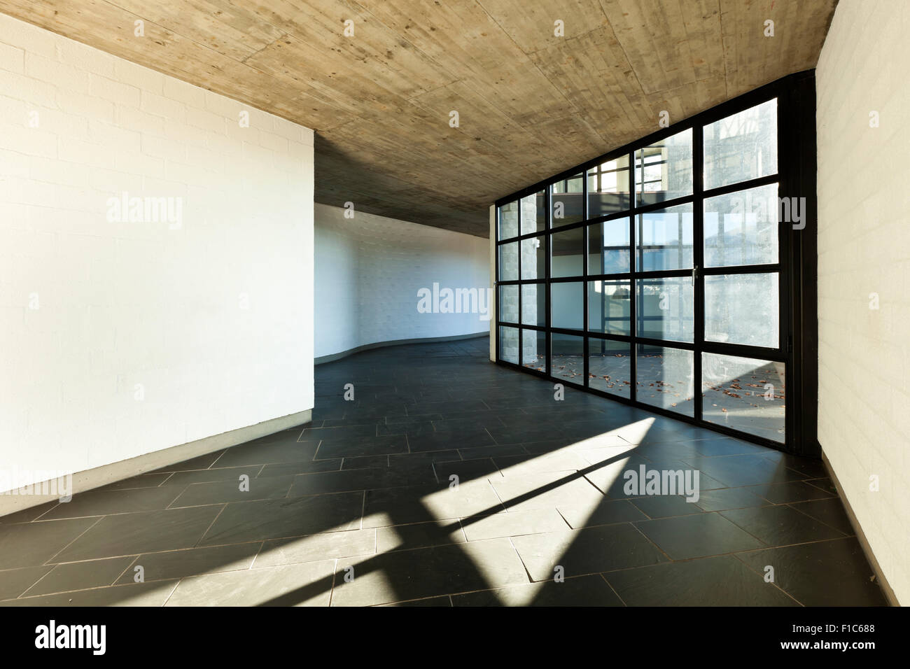 interior modern villa, corridor Stock Photo - Alamy