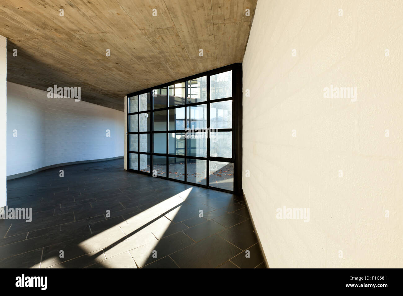 interior modern villa, corridor Stock Photo - Alamy