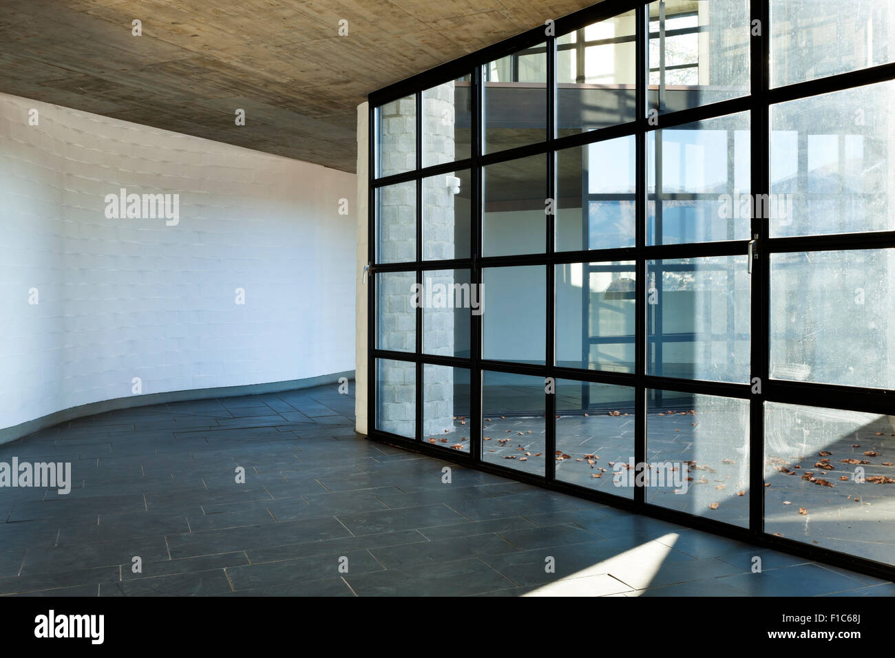 interior modern villa, corridor Stock Photo - Alamy