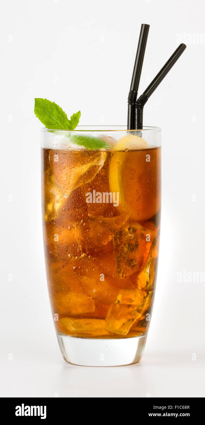 Ice Tea Drink Stock Photo - Alamy