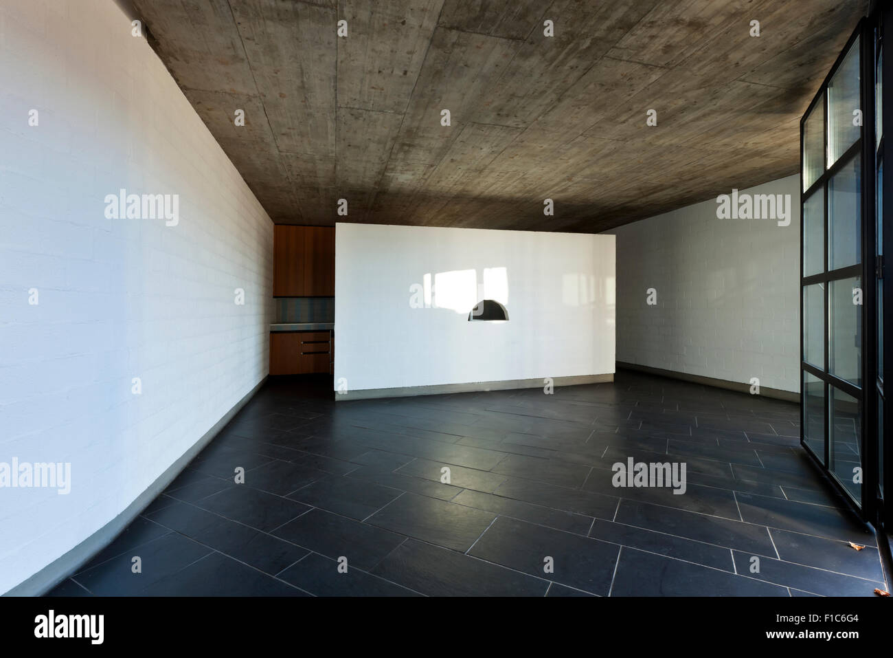 interior modern villa, corridor Stock Photo - Alamy