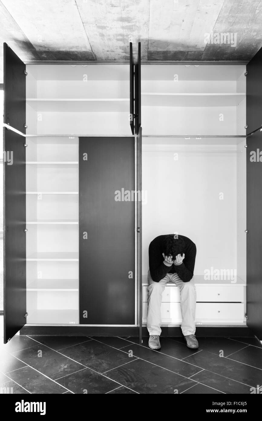 Inside room house Black and White Stock Photos & Images - Alamy