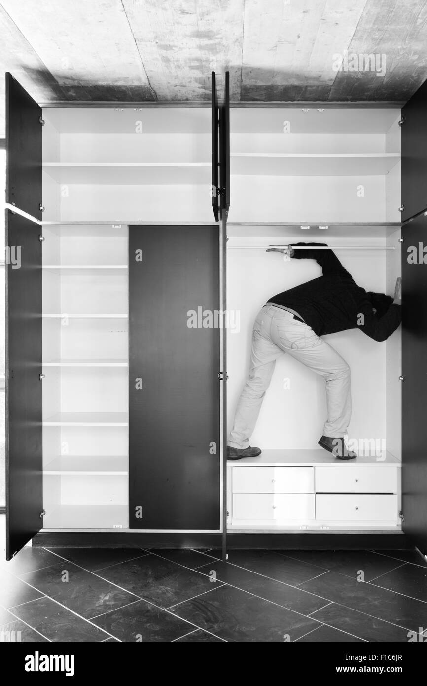 Inside of apartment Black and White Stock Photos & Images - Alamy