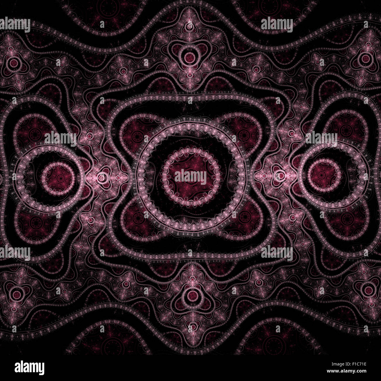 Circles fractal hi-res stock photography and images - Alamy