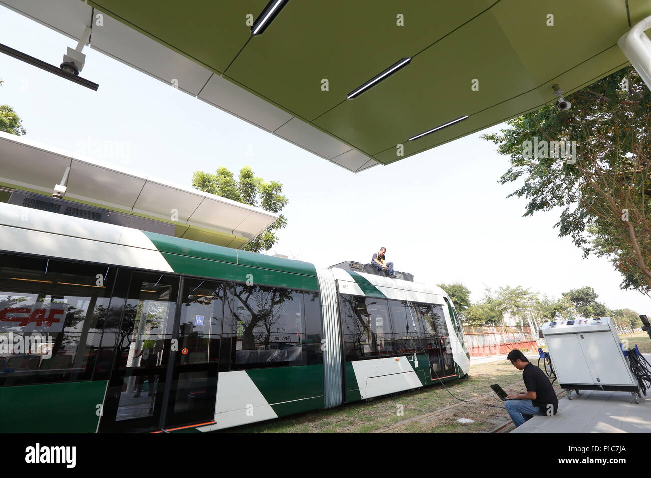 Light Rail System Stock Photo - Alamy