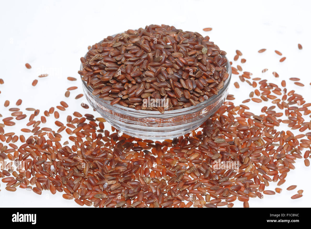 Red rice, a varity called Camargue rice, from France Stock Photo - Alamy