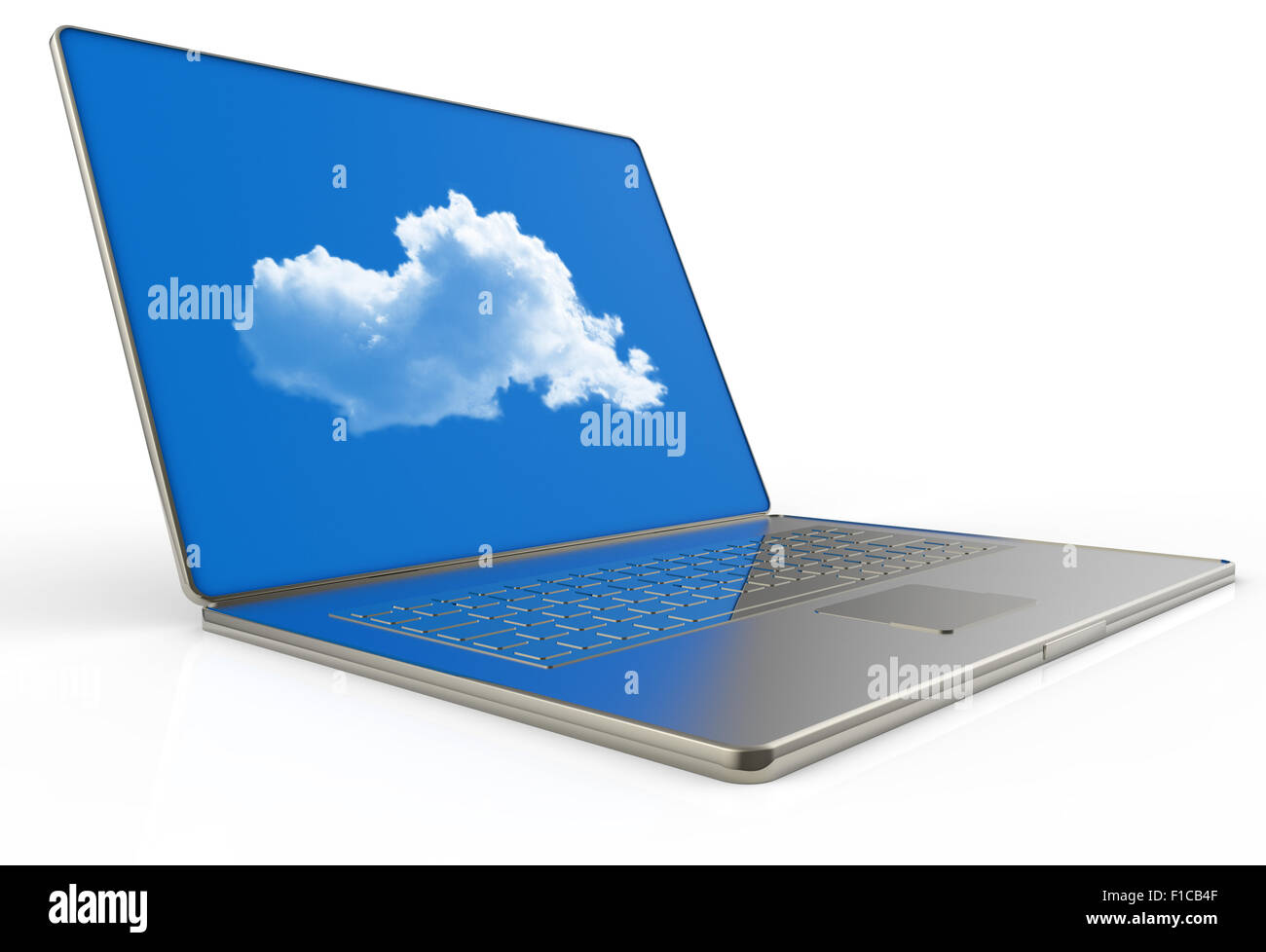 Cloud computing 3d structure as concept Stock Photo - Alamy