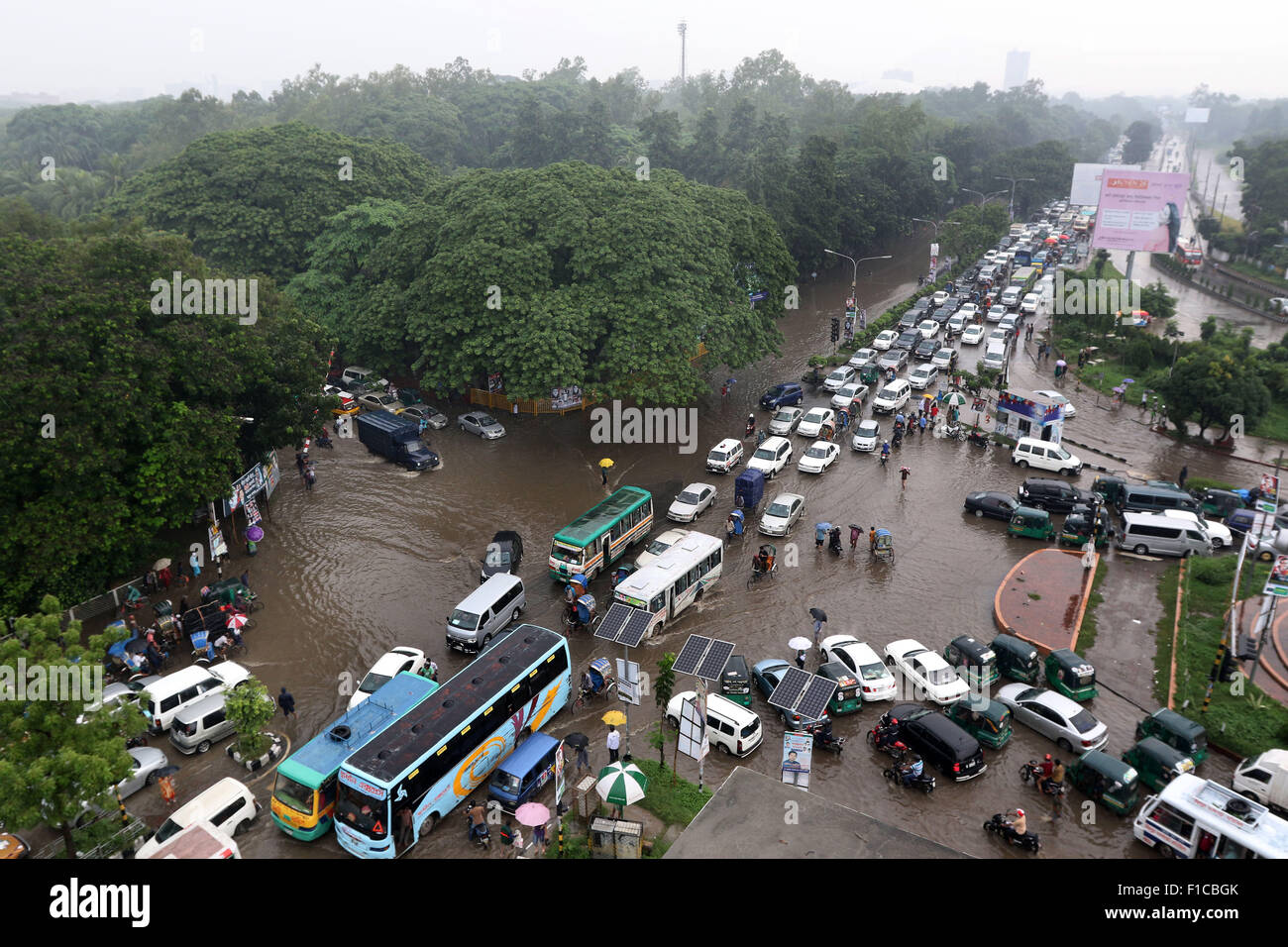Dhaka water loggine hi-res stock photography and images - Alamy
