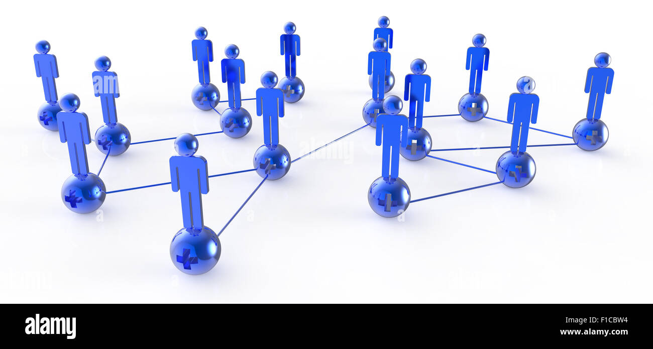 medical network as concept on white background Stock Photo - Alamy