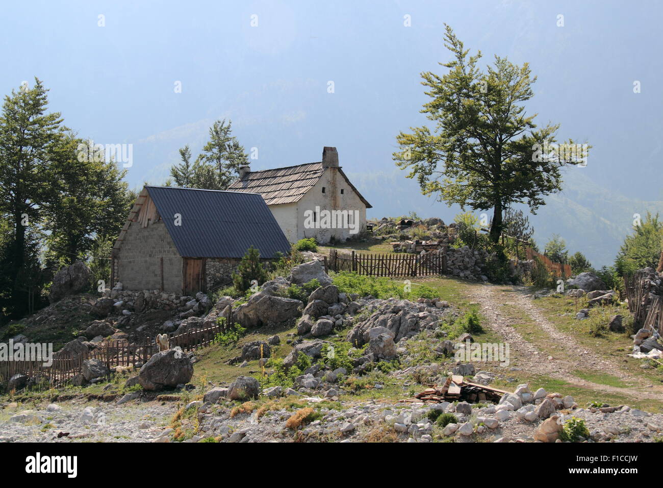 Kukaj, Valbona Valley National Park, Accursed Mountains, Albania ...