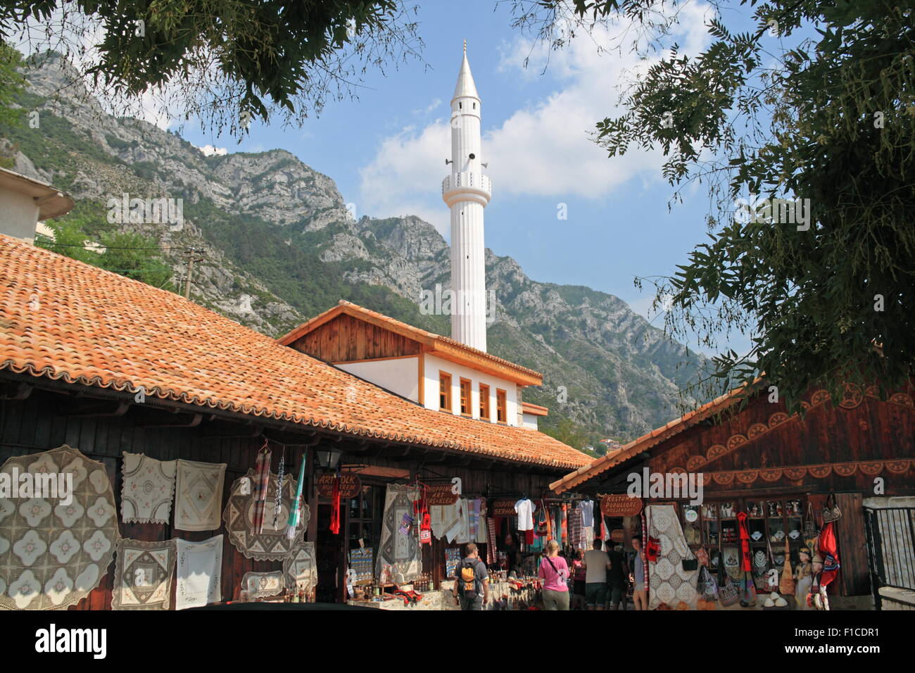 The 'Ottoman' Old Bazaar (restored in the 1960's), Rruga Albanopolis ...
