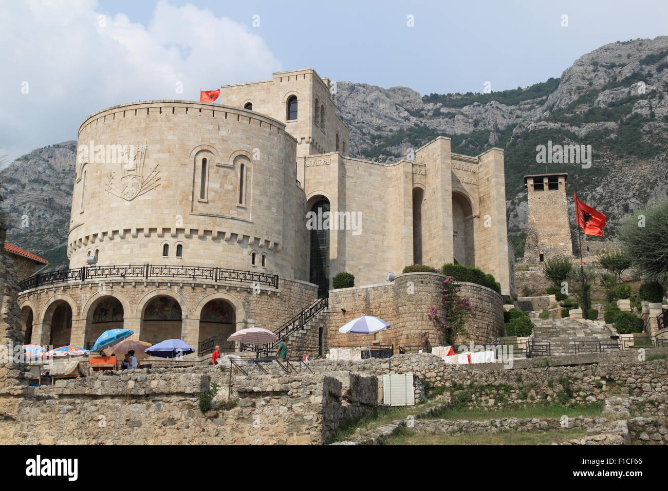 Skanderbeg National Museum, Kruja Castle, Kruja, Albania, Balkans ...