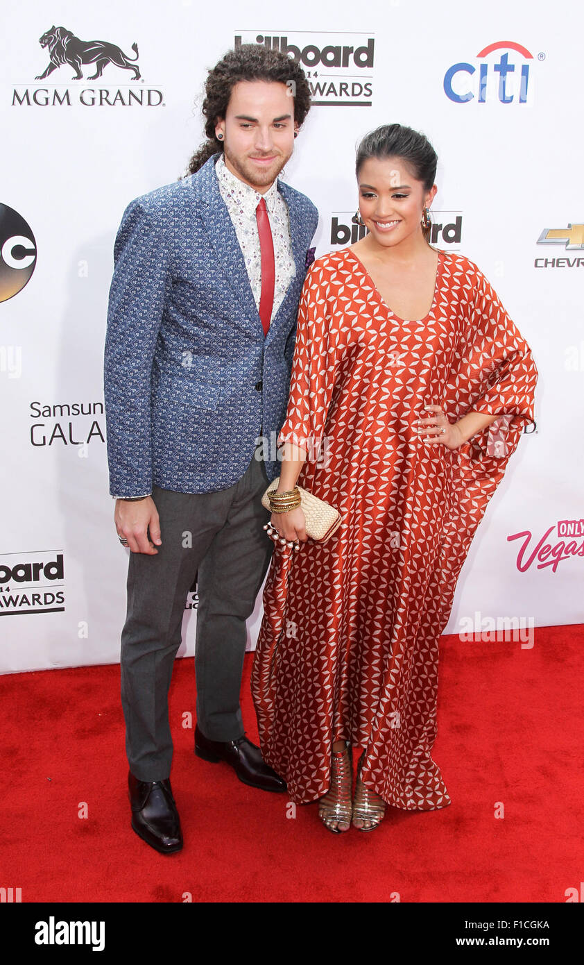 Las Vegas, NV. USA. Michael Alvarado & Carissa Alvarado at the 2014 ...