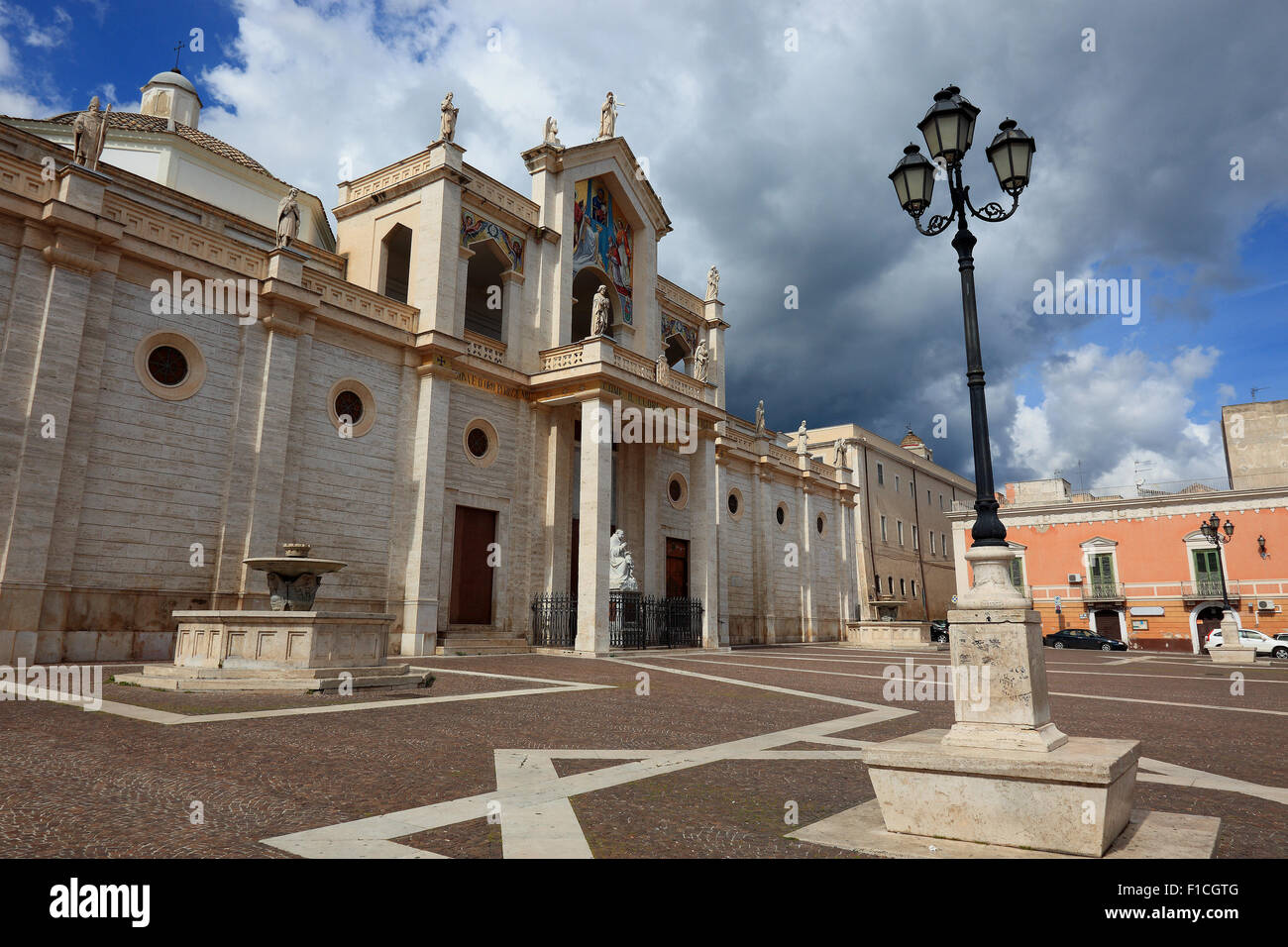 the cathedrale of Manfredonia in Apulia, Italy Stock Photo - Alamy