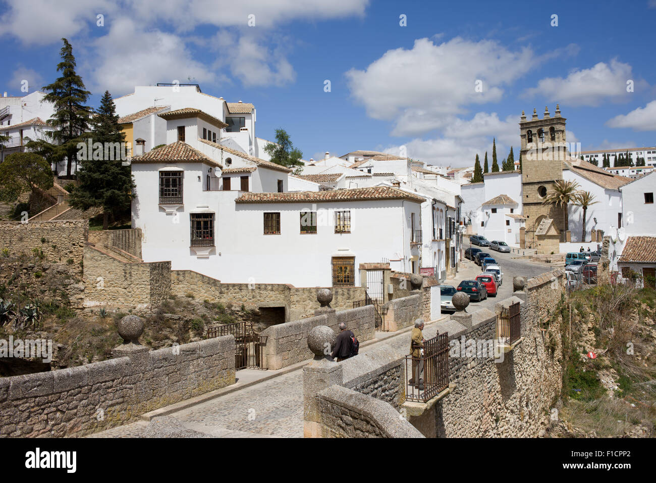 City of Ronda - Pueblo Blanco - White Town in Andalusia, Spain Stock ...