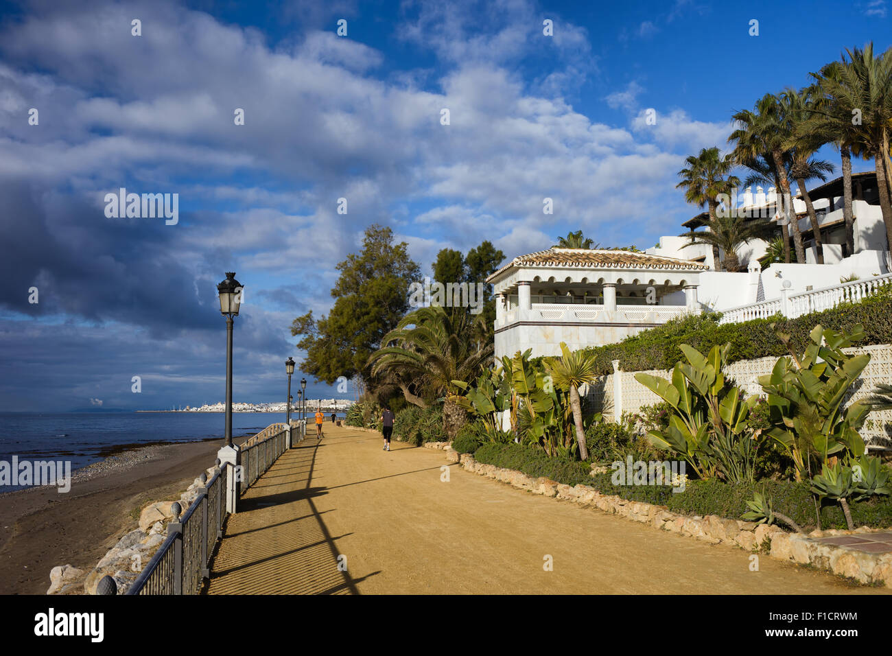Marbella promenade hi-res stock photography and images - Alamy