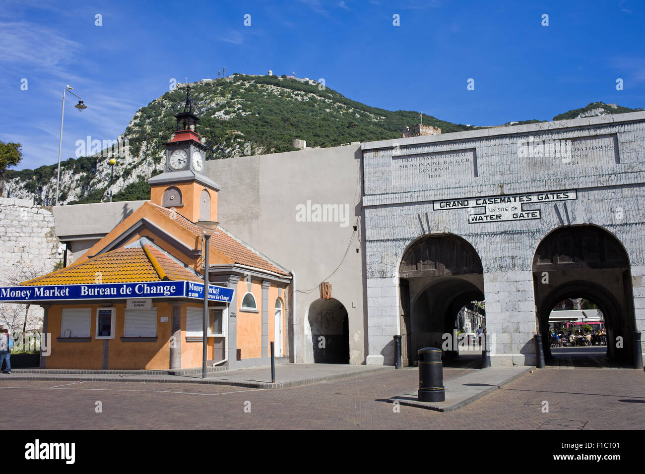 Grand Cesamates Gates - Water Gate in Gibraltar Stock Photo - Alamy