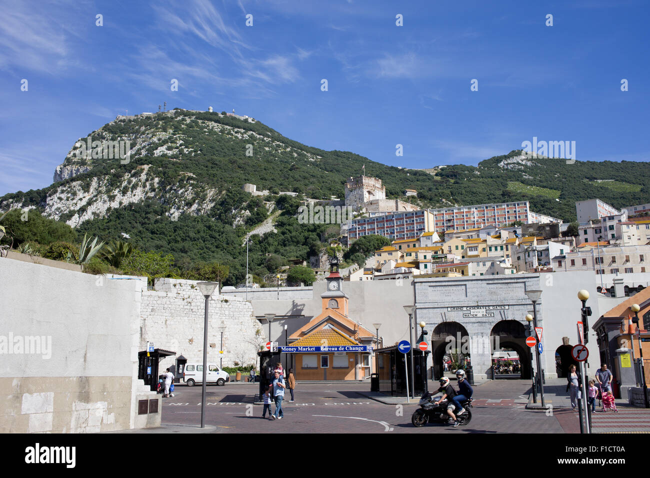 Grand Cesamates Gates - Water Gate in Gibraltar Stock Photo - Alamy