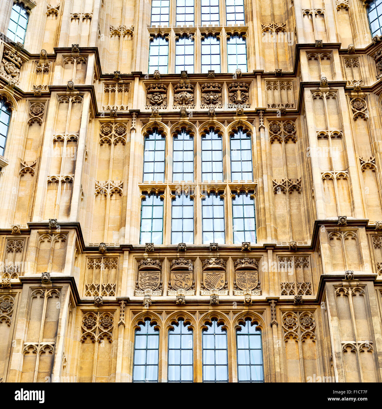 in london old historical parliament glass window structure and terrace ...