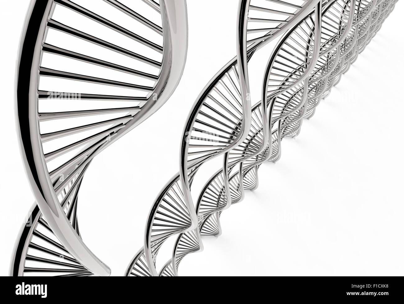 Image of DNA strand against colour background Stock Photo - Alamy