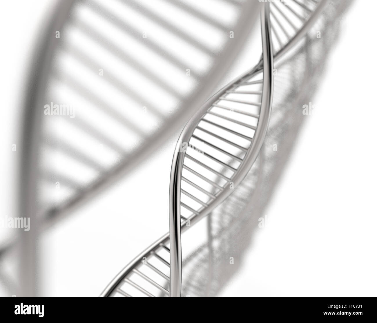Image of DNA strand against colour background Stock Photo - Alamy