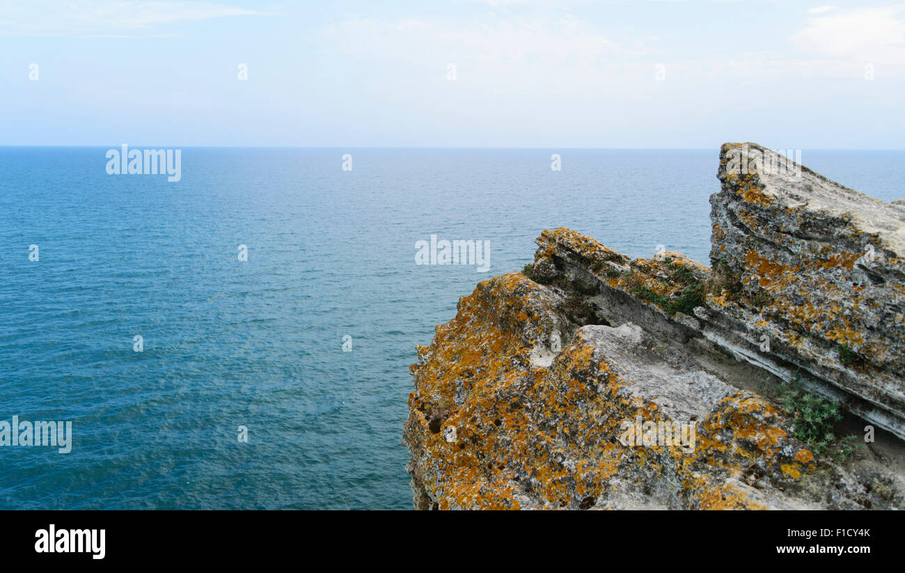 Horizon from the cliff Stock Photo - Alamy