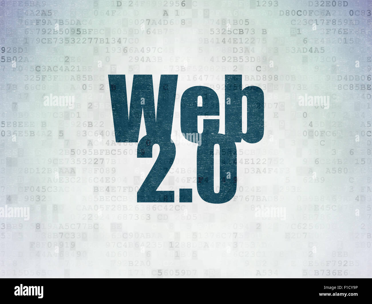Web design concept: Web 2.0 on Digital Paper background Stock Photo - Alamy