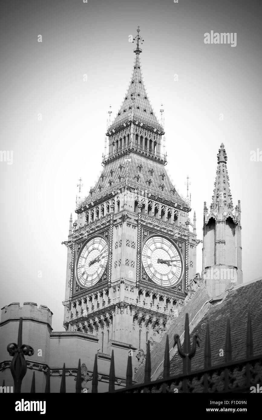 london big ben and historical old construction england city Stock Photo ...