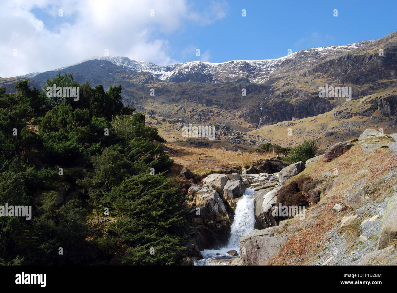 Nine standards rigg in the Pennines, UK. Architectural Landscape with ...