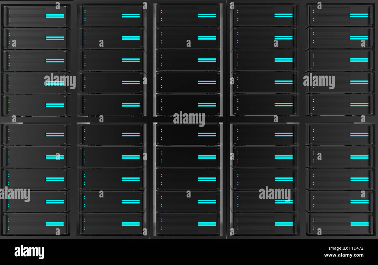 3d Computer servers as background Stock Photo - Alamy