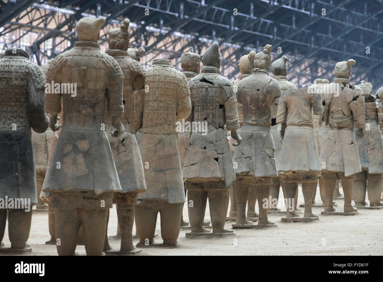 Terracotta warriors depicting the armies of Qin Shi Huang, the first ...