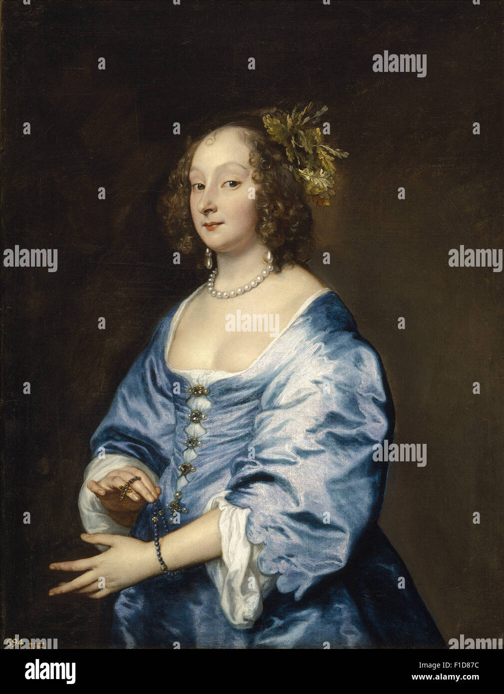 Anthony Van Dyck - Mary Ruthven, Lady van Dyck Stock Photo - Alamy