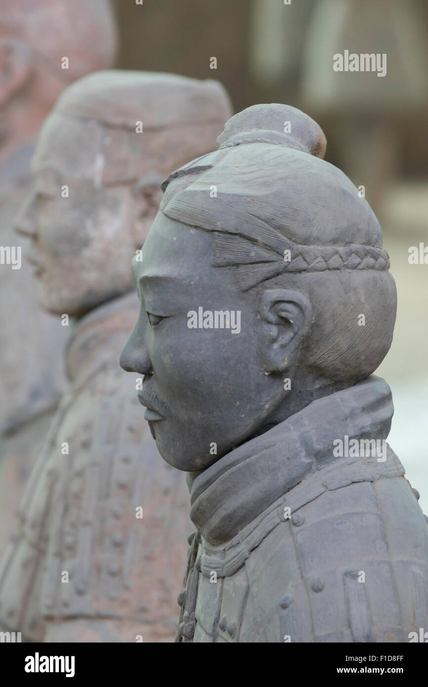 Terracotta warriors depicting the armies of Qin Shi Huang, the first ...