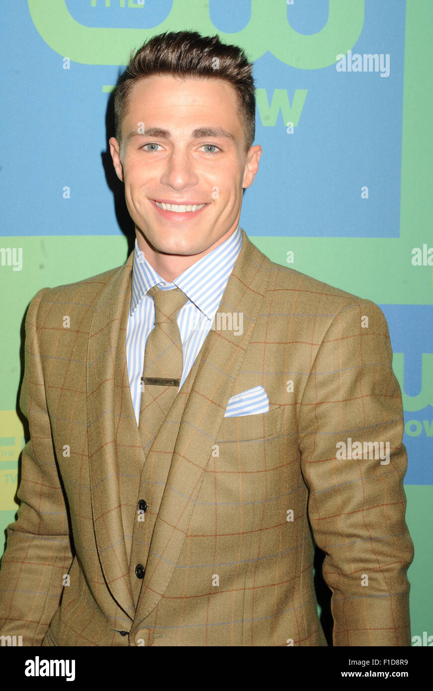 New York City, NY. USA. Colton Haynes at the 2014 CW Network Upfront ...