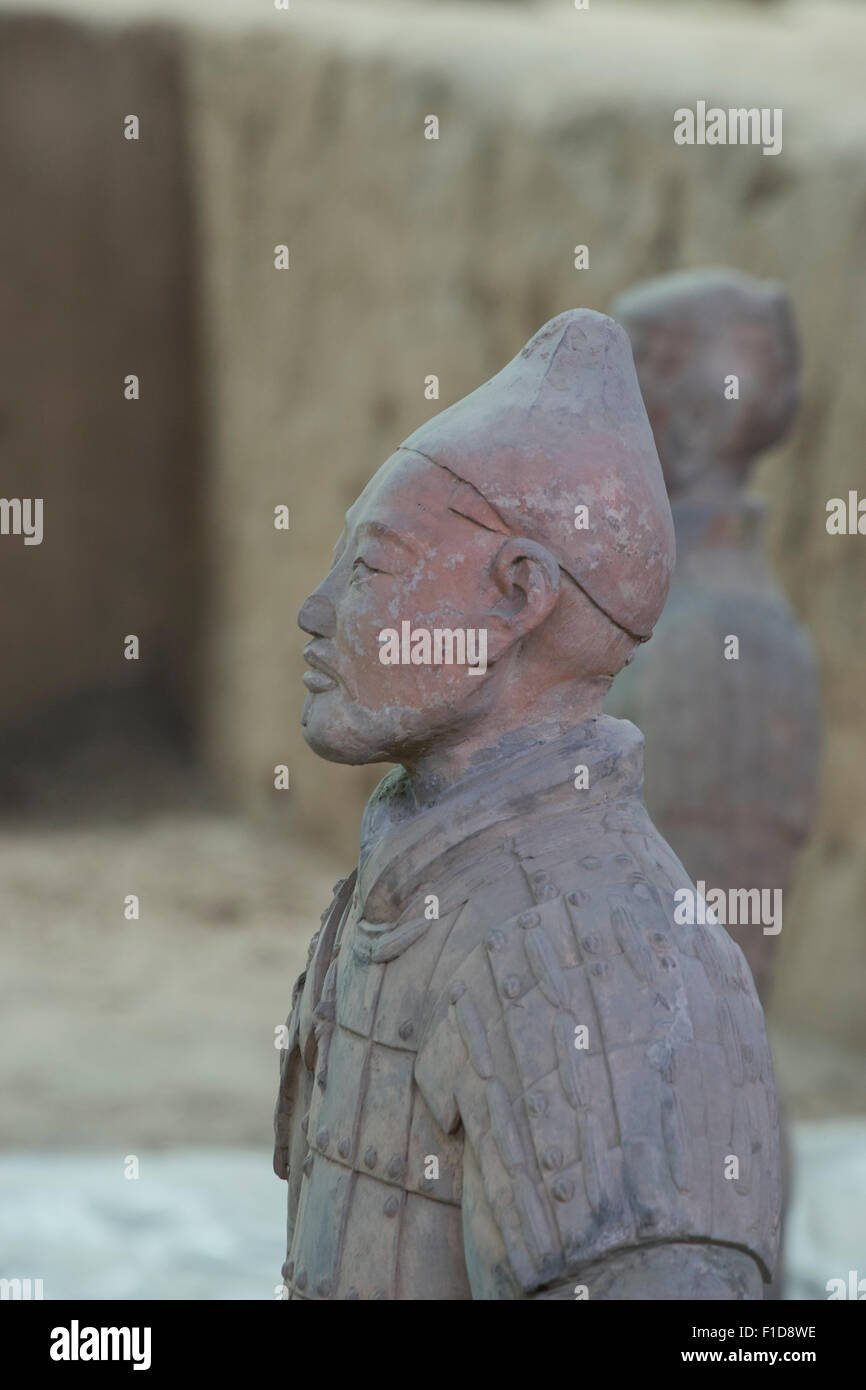 Terracotta warriors depicting the armies of Qin Shi Huang, the first ...