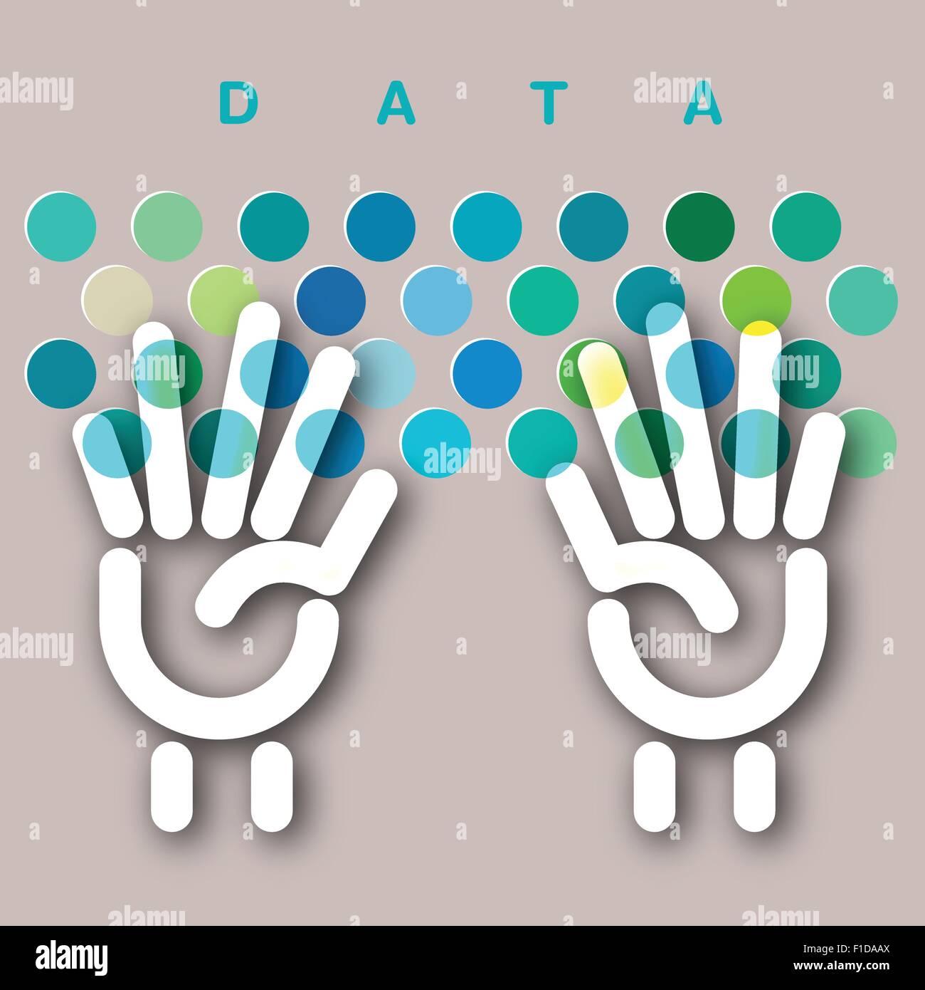 Data entry keyboard concept Stock Vector Image & Art - Alamy