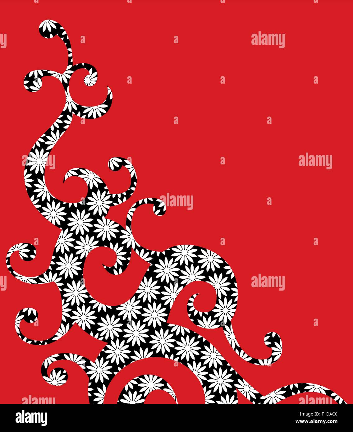 Red black design Stock Vector Images - Alamy