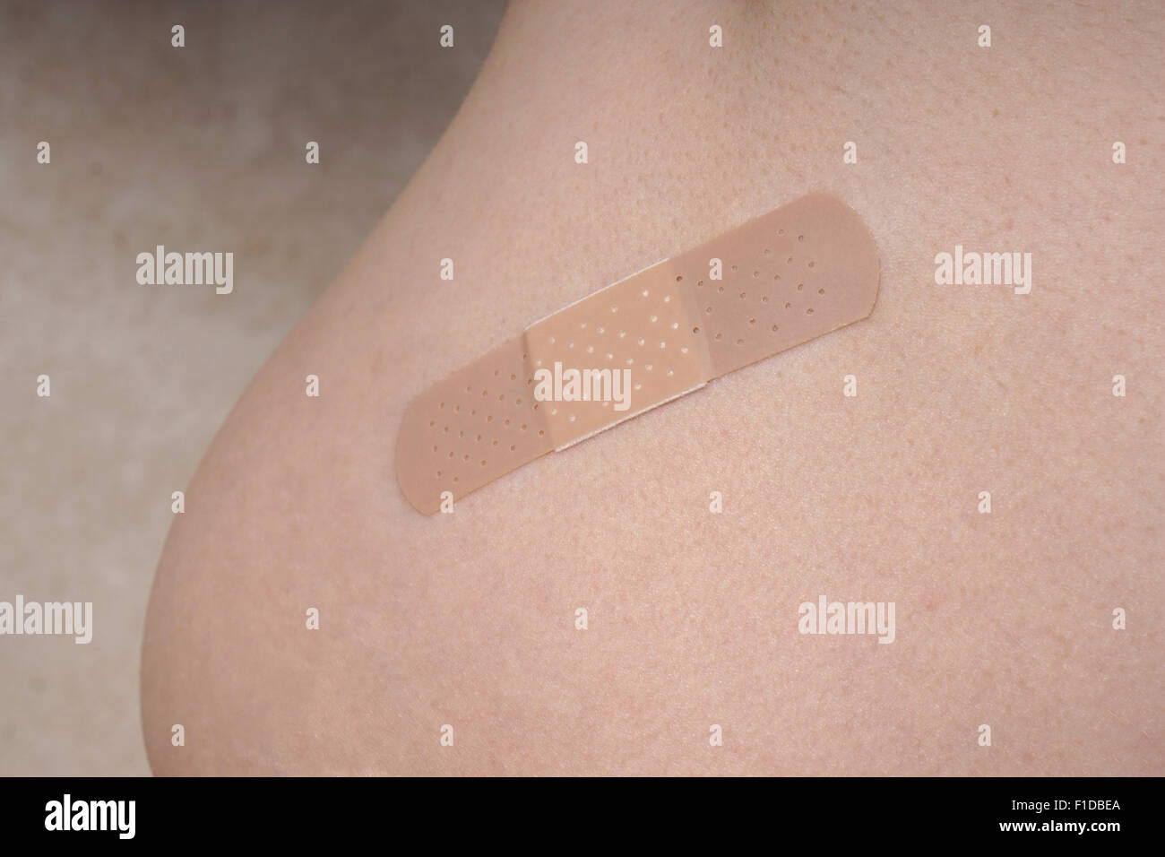 Woman medical adhesive bandage hi-res stock photography and images - Alamy