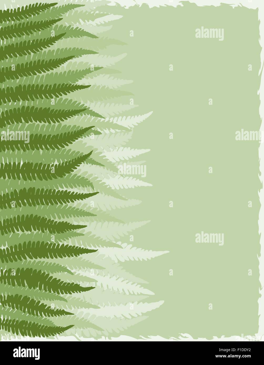 Shades of Green Fern Fronds Background Stock Vector Image & Art - Alamy
