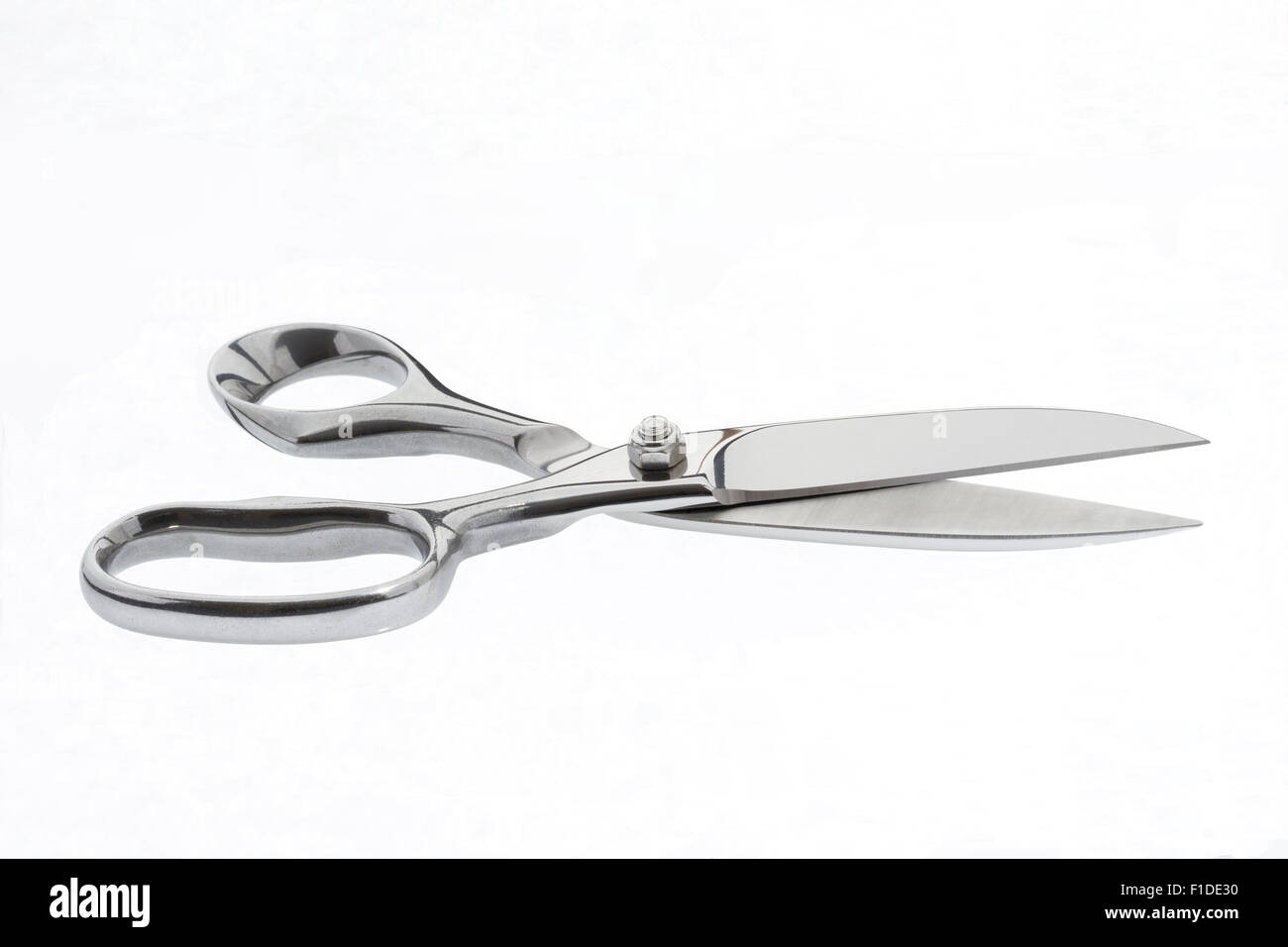 professional steel scissors isolated on white background Stock Photo ...