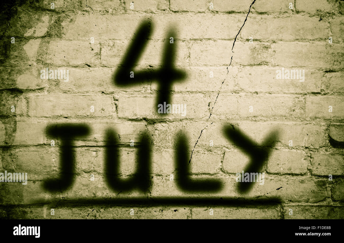 4 July Concept Stock Photo - Alamy