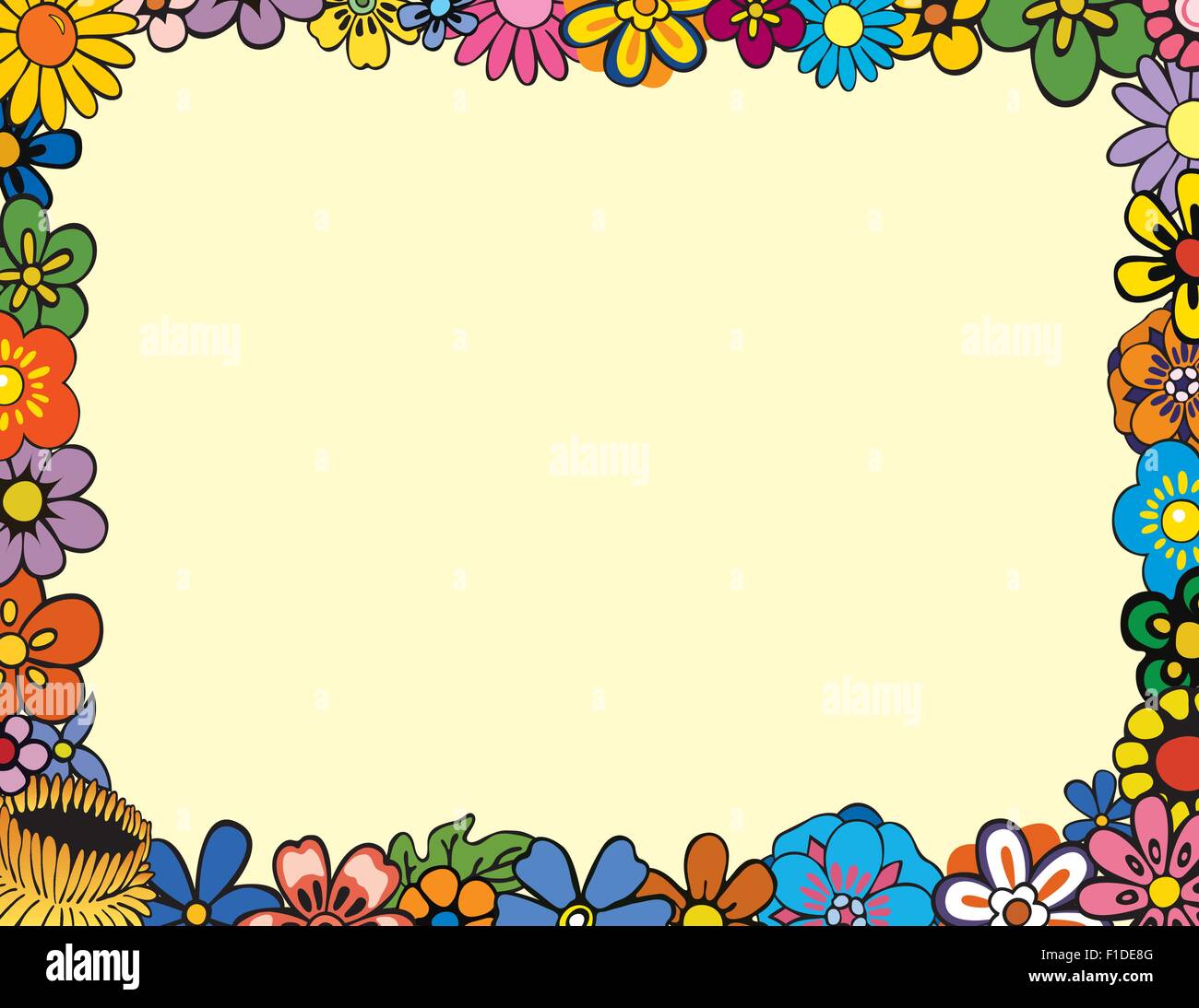 Floral border hi-res stock photography and images - Alamy