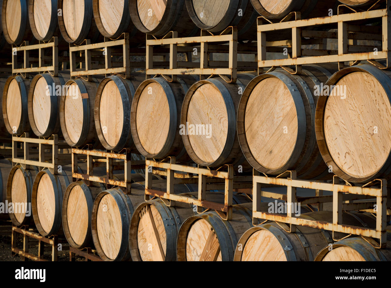 Wooden cask stand hi-res stock photography and images - Alamy