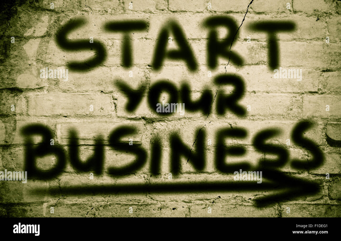 Start Your Business Concept Stock Photo - Alamy