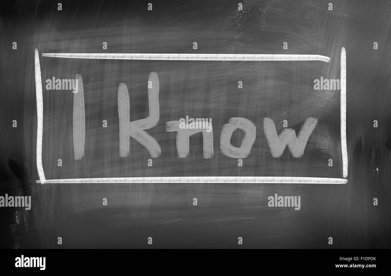 I know Black and White Stock Photos & Images - Alamy