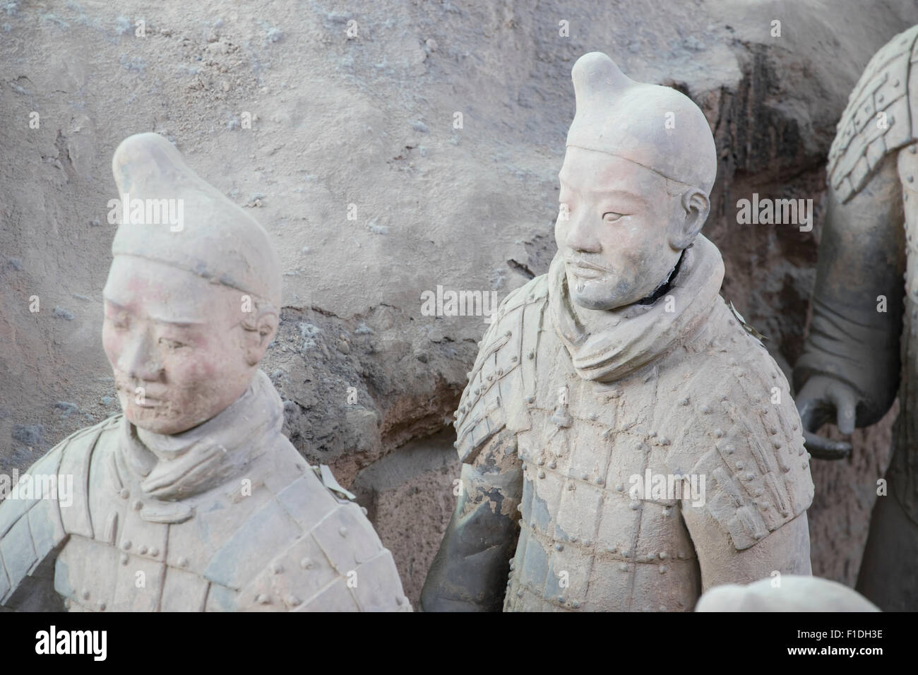 Terracotta warriors depicting the armies of Qin Shi Huang, the first ...