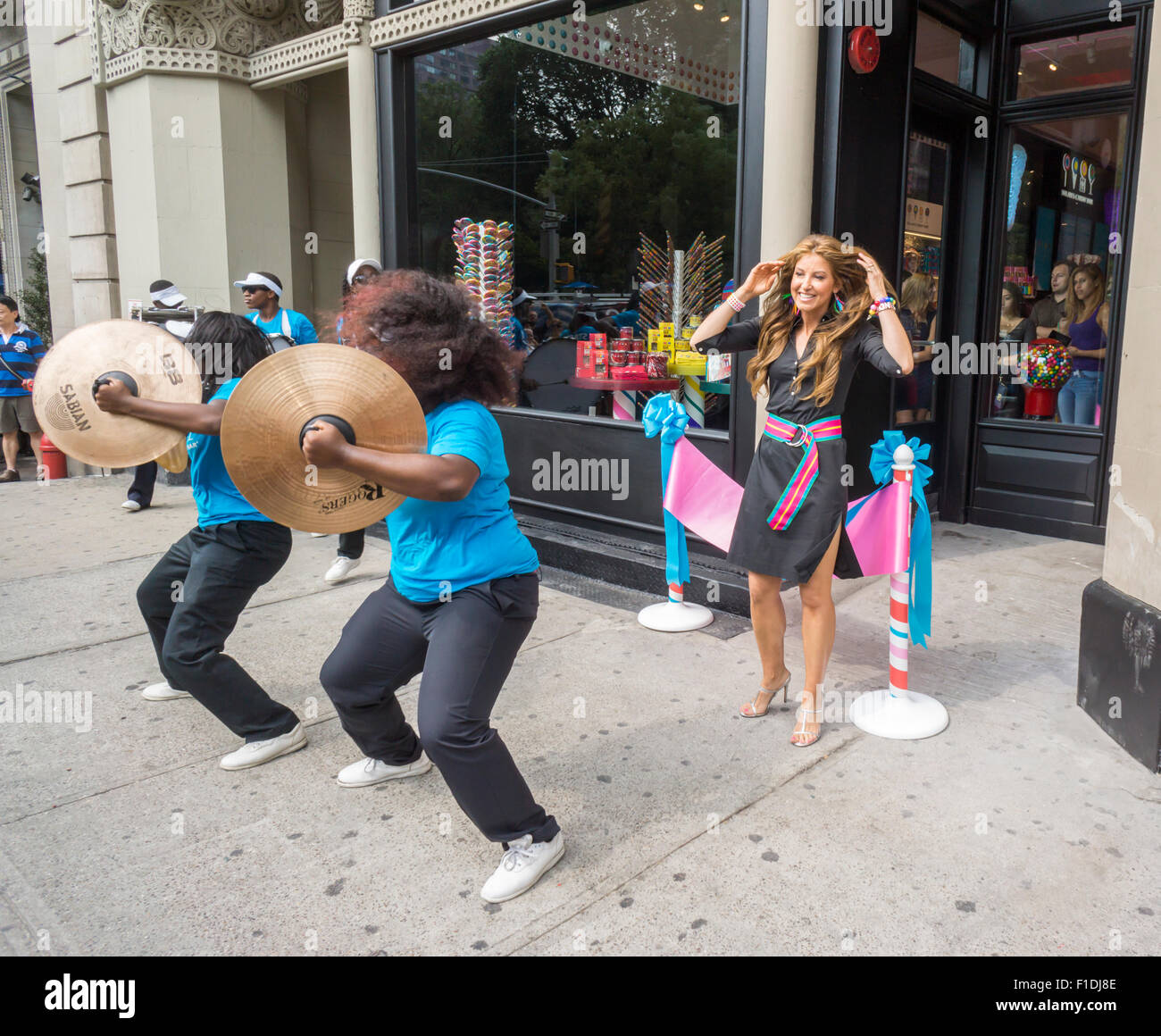 New York, USA. 1st September, 2015. Dylan Lauren presides over the ...